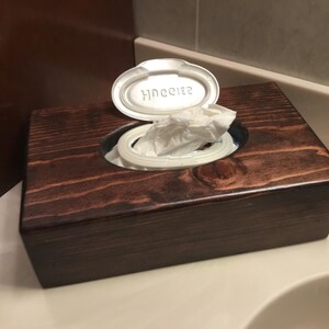 Wooden Baby Wipe Box: Rustic Nursery Decor, Tissue Dispenser - Etsy