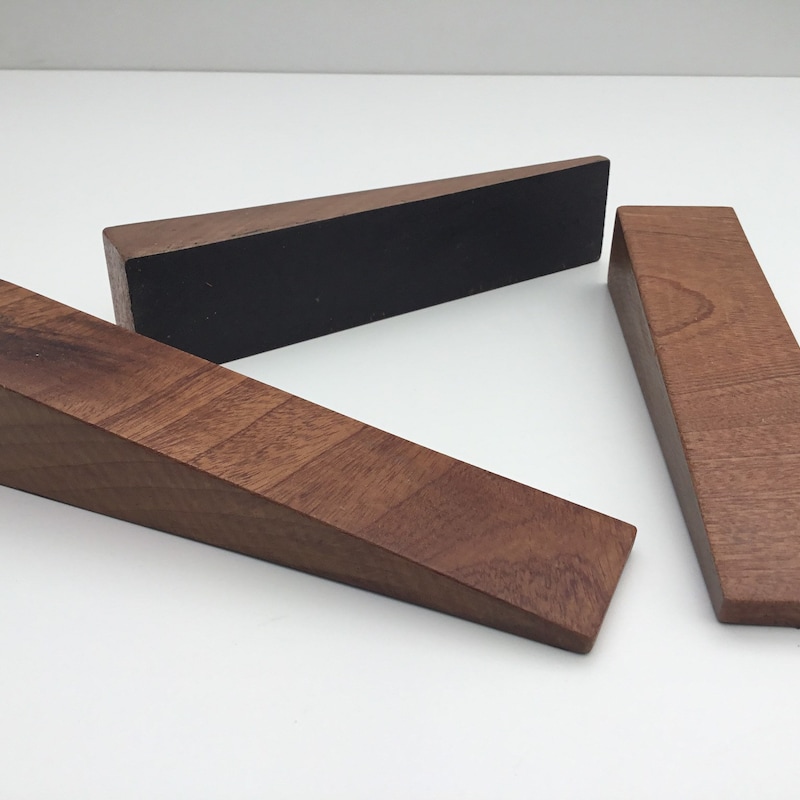 Wedge Door Stops Wooden - Etsy
