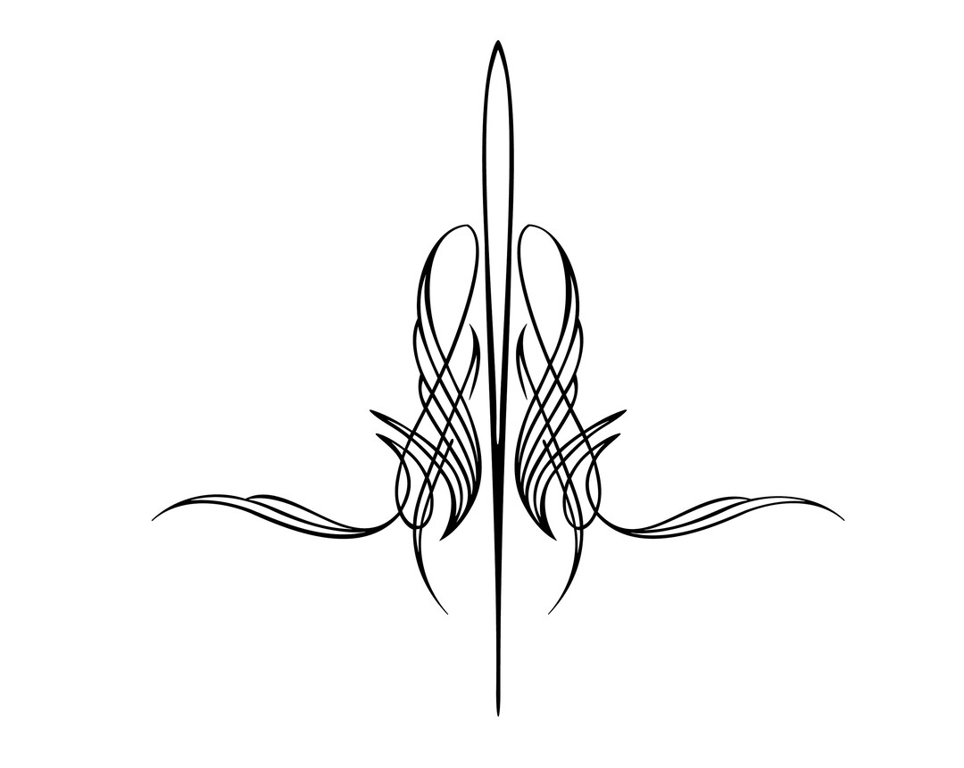 Vinyl Pin Stripe Decal: Swirl, Swoosh, Line Art - Custom Colors - Etsy