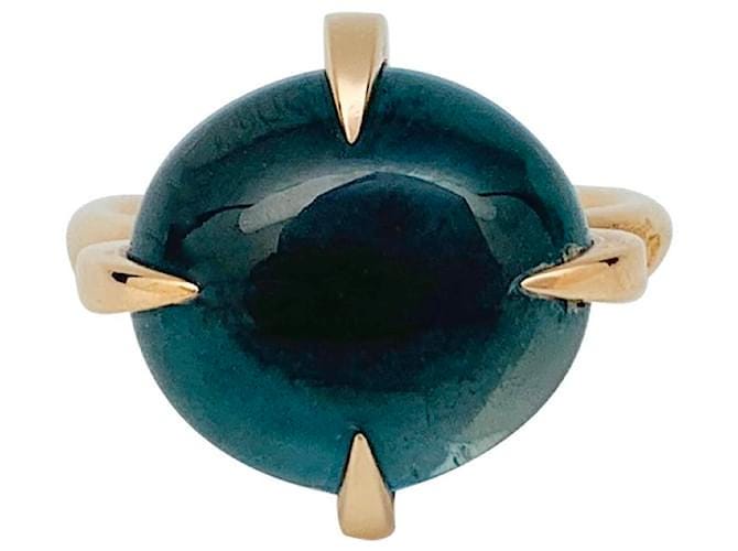 Exquisite Pomellato Design London Blue Topaz Ring for Her, 925 Sterling ...