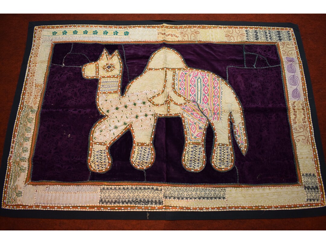 Indian Rajasthani Hand Crafted Camel Embroidered Antique Design ...