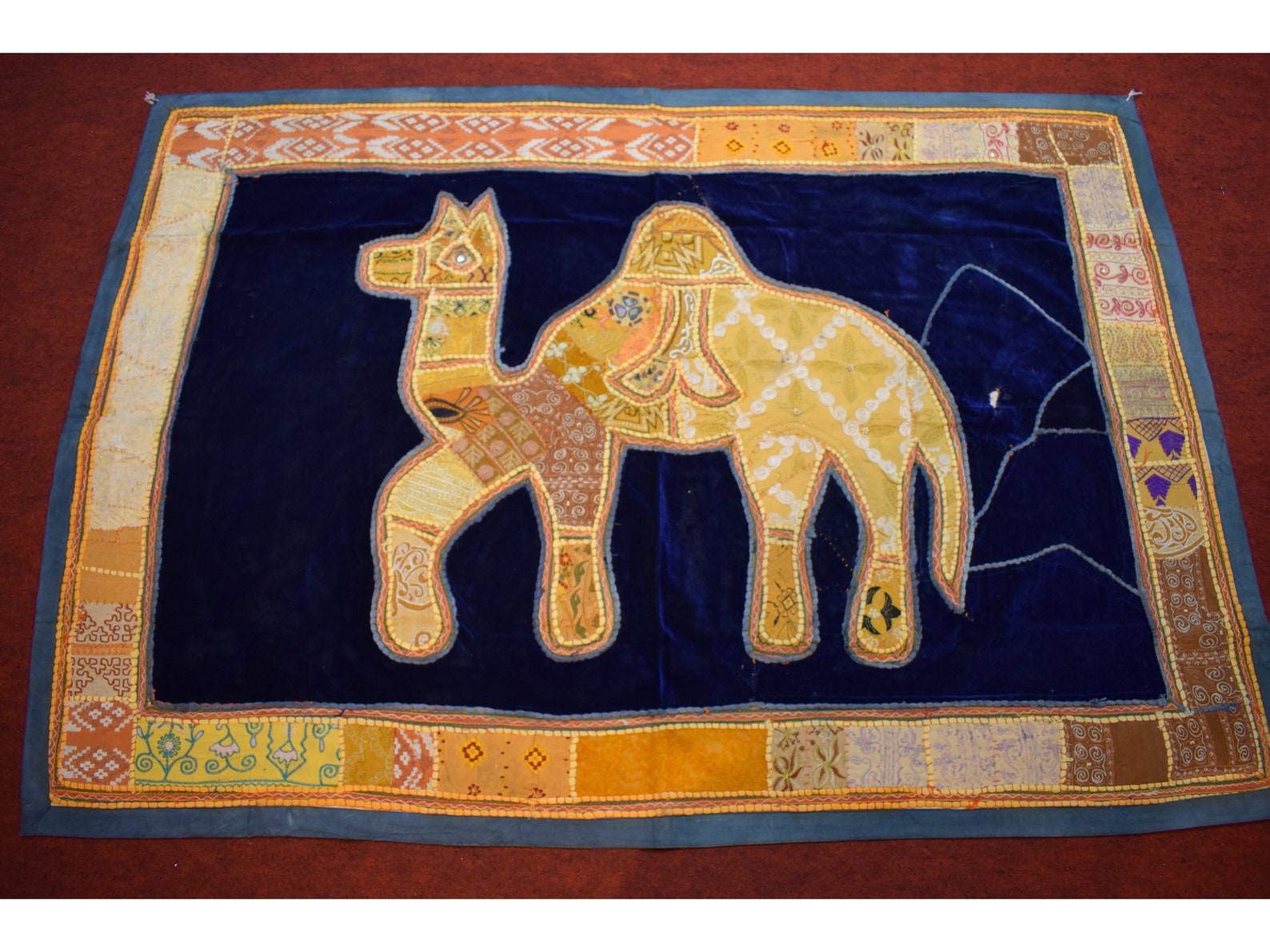 Indian Rajasthani Hand Crafted Camel Embroidered Antique Design ...