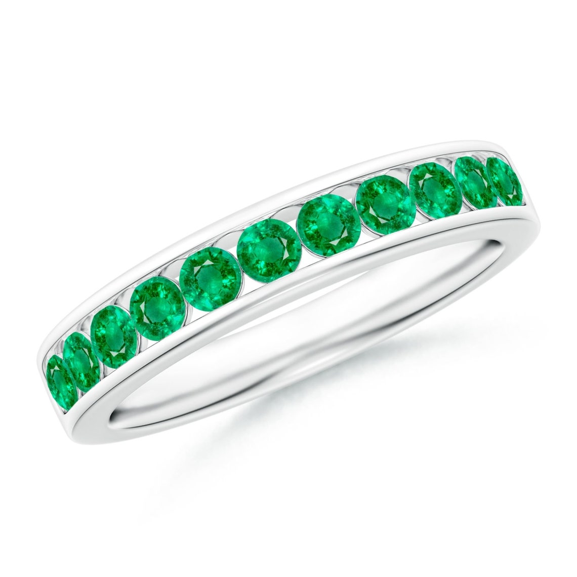 Beautiful Emerald Ring for Her 925 Sterling Silver Ring May - Etsy