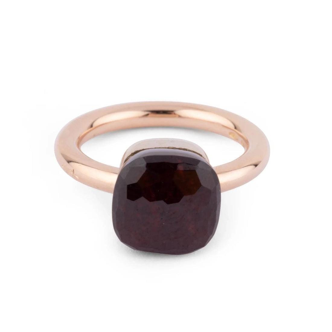 Beautiful Pomellato Design Garnet Stone Ring for Her, 925 Sterling ...