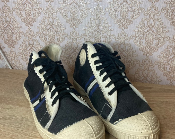 Retro New Vintage Soviet Sneakers, Soviet 1980 Size USSR Sport Shoes ...