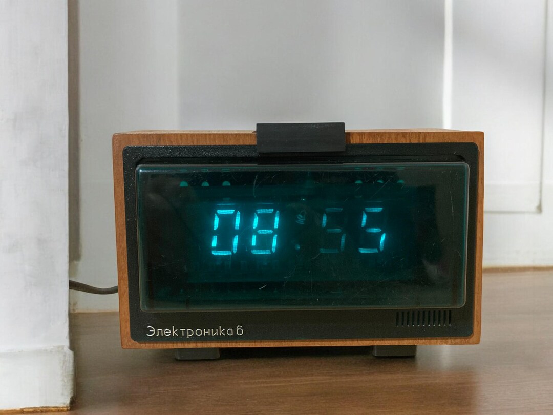 Soviet Vintage Digital Desk Clock Timer Electronica 6, Table Watch - Etsy