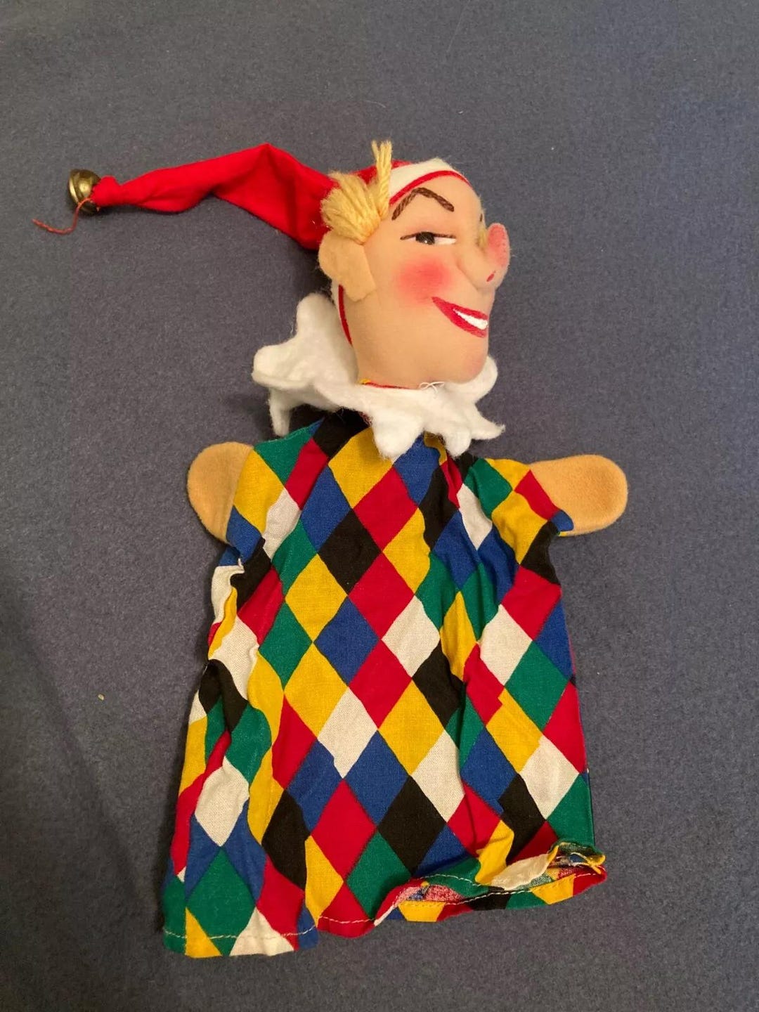 Vintage Theater Puppet, Head With Fabric Glove, Puppet Character for ...