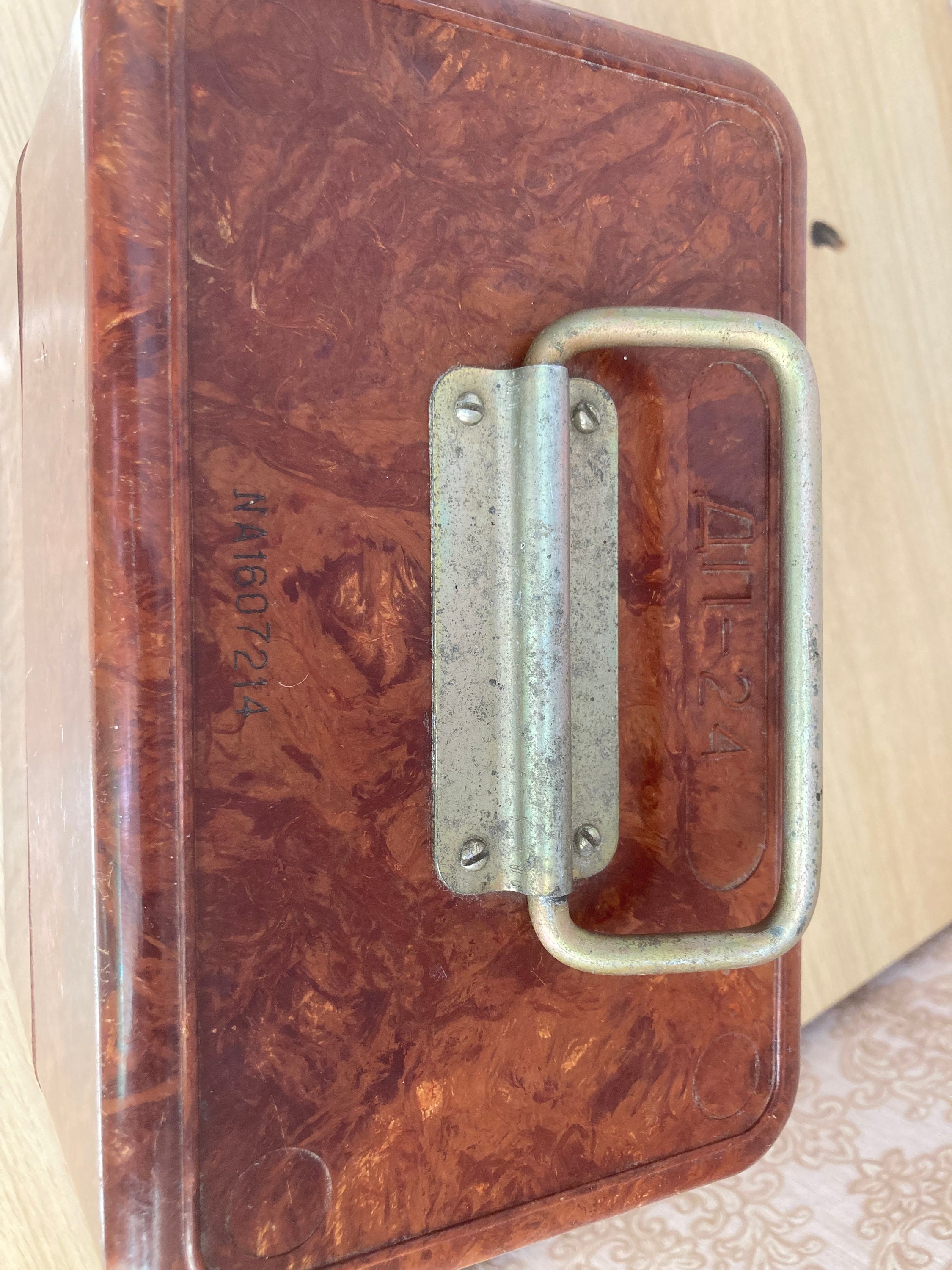 Soviet Bakelite Casket. Original Box for Storage. Bakelite Box Military ...