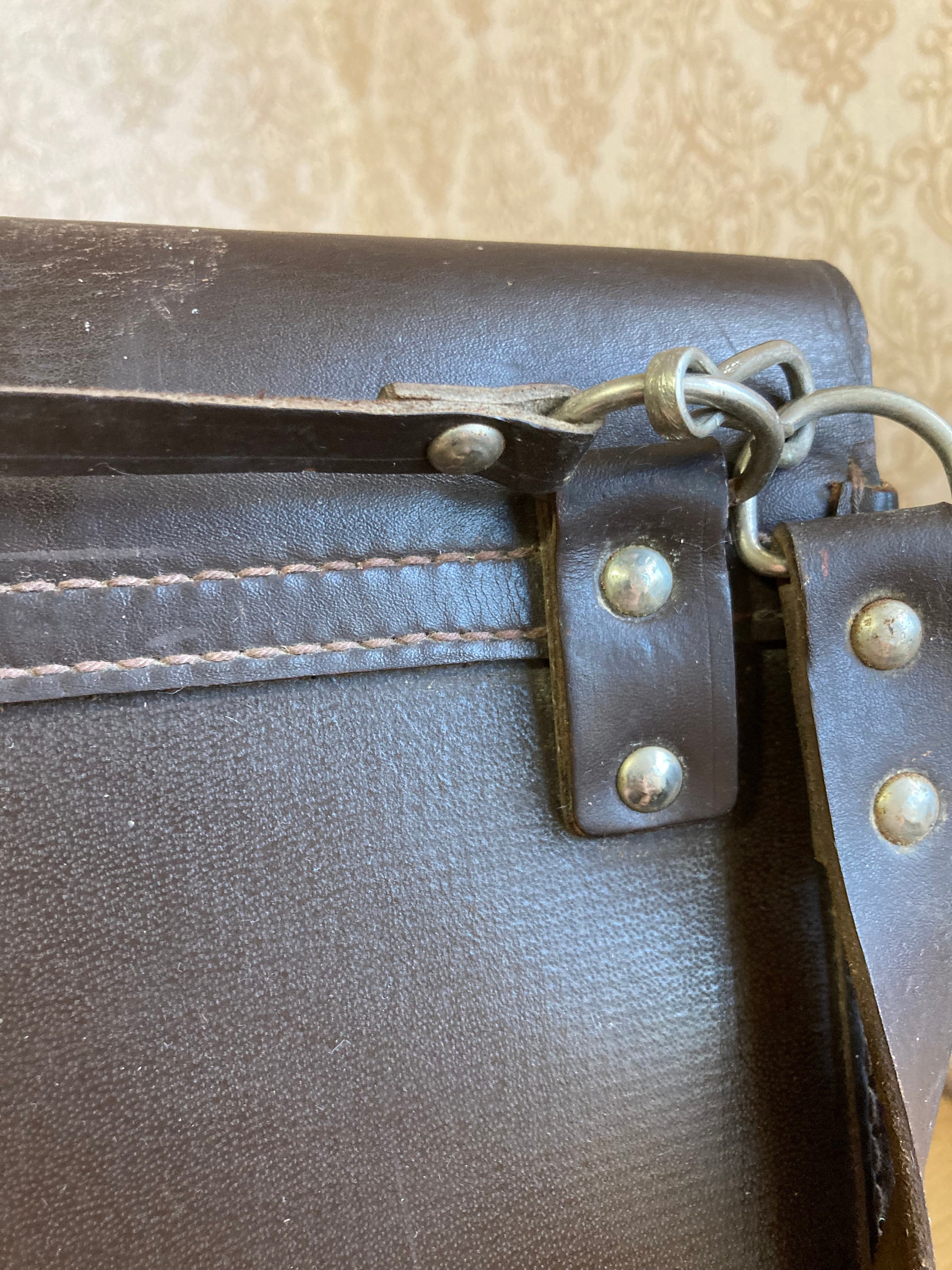 Soviet Army Military Officer Leather Map Bag Case Tablet USSR - Etsy