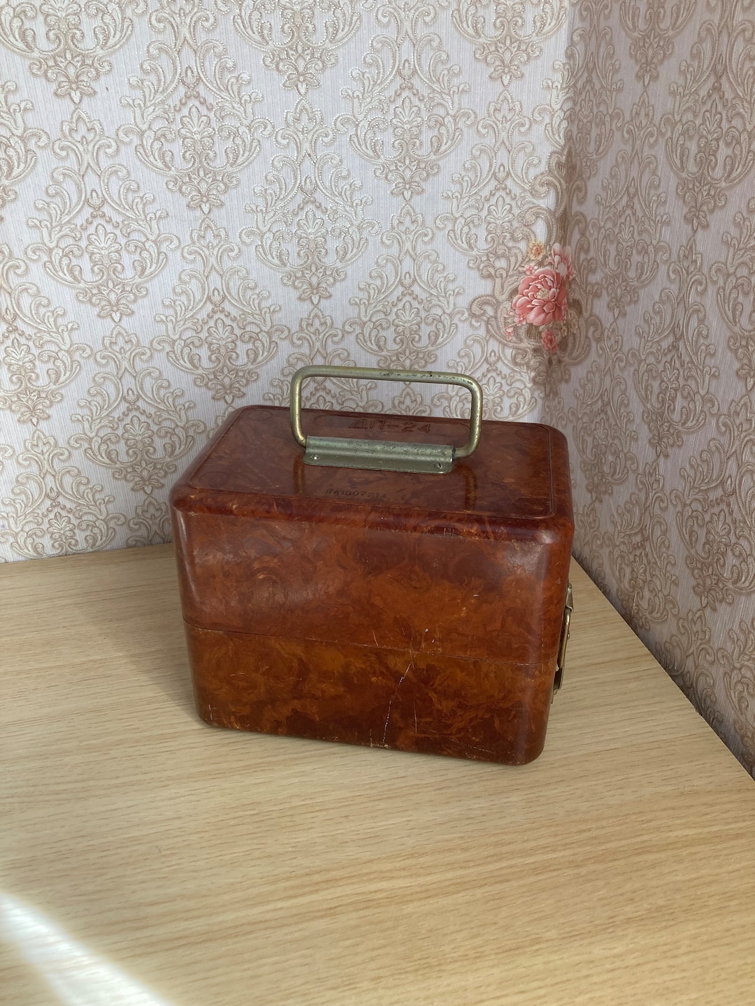 Soviet Bakelite Casket. Original Box for Storage. Bakelite Box Military ...