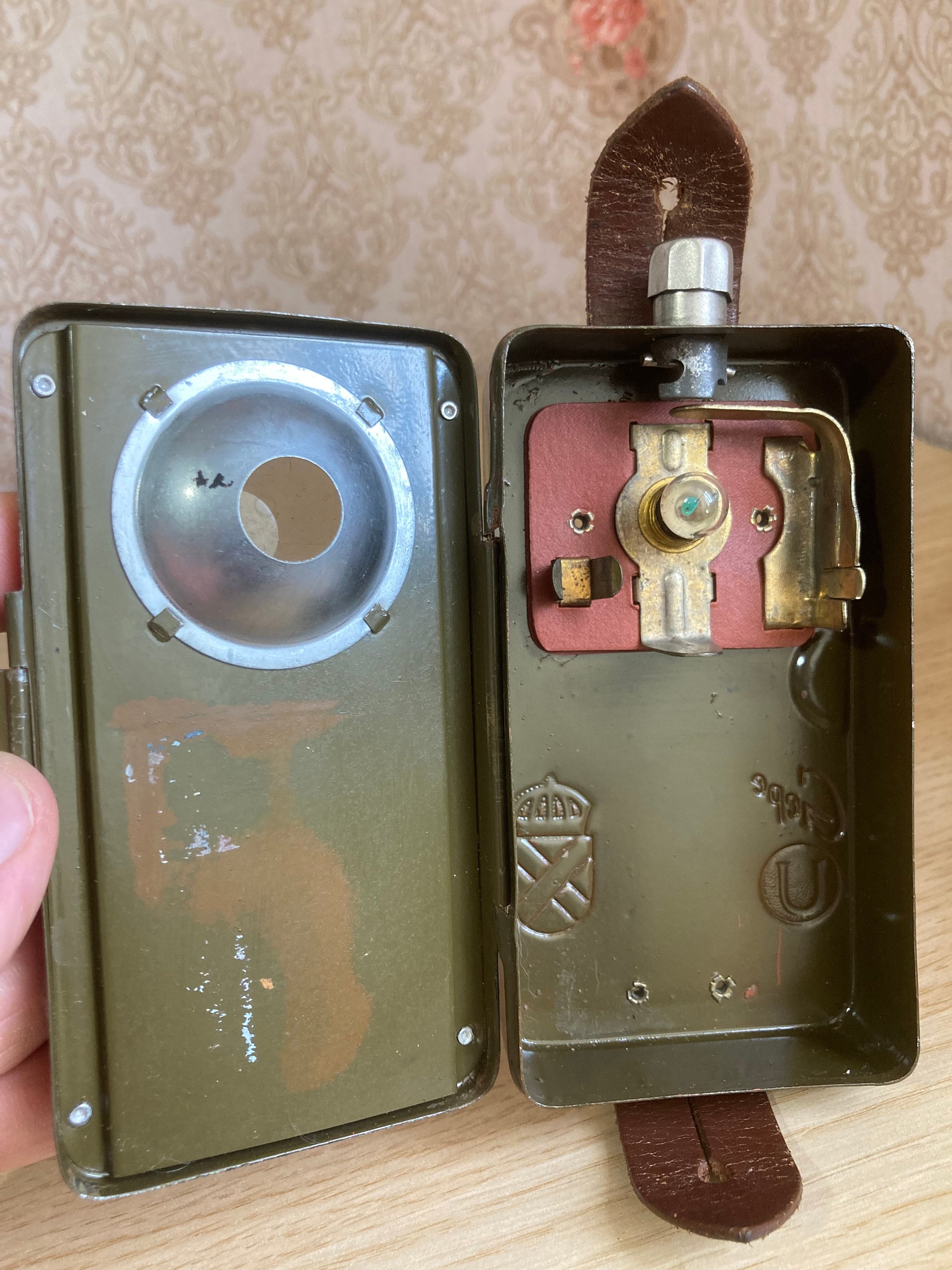 Vintage Pocket Flashlight. Vintage Military Flashlight GEPE. - Etsy