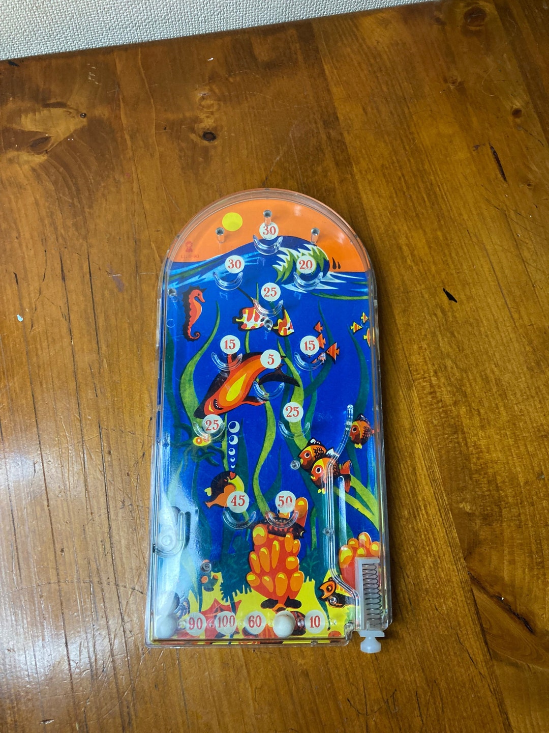 Vintage Game Pinball Fish, Board Game - Etsy