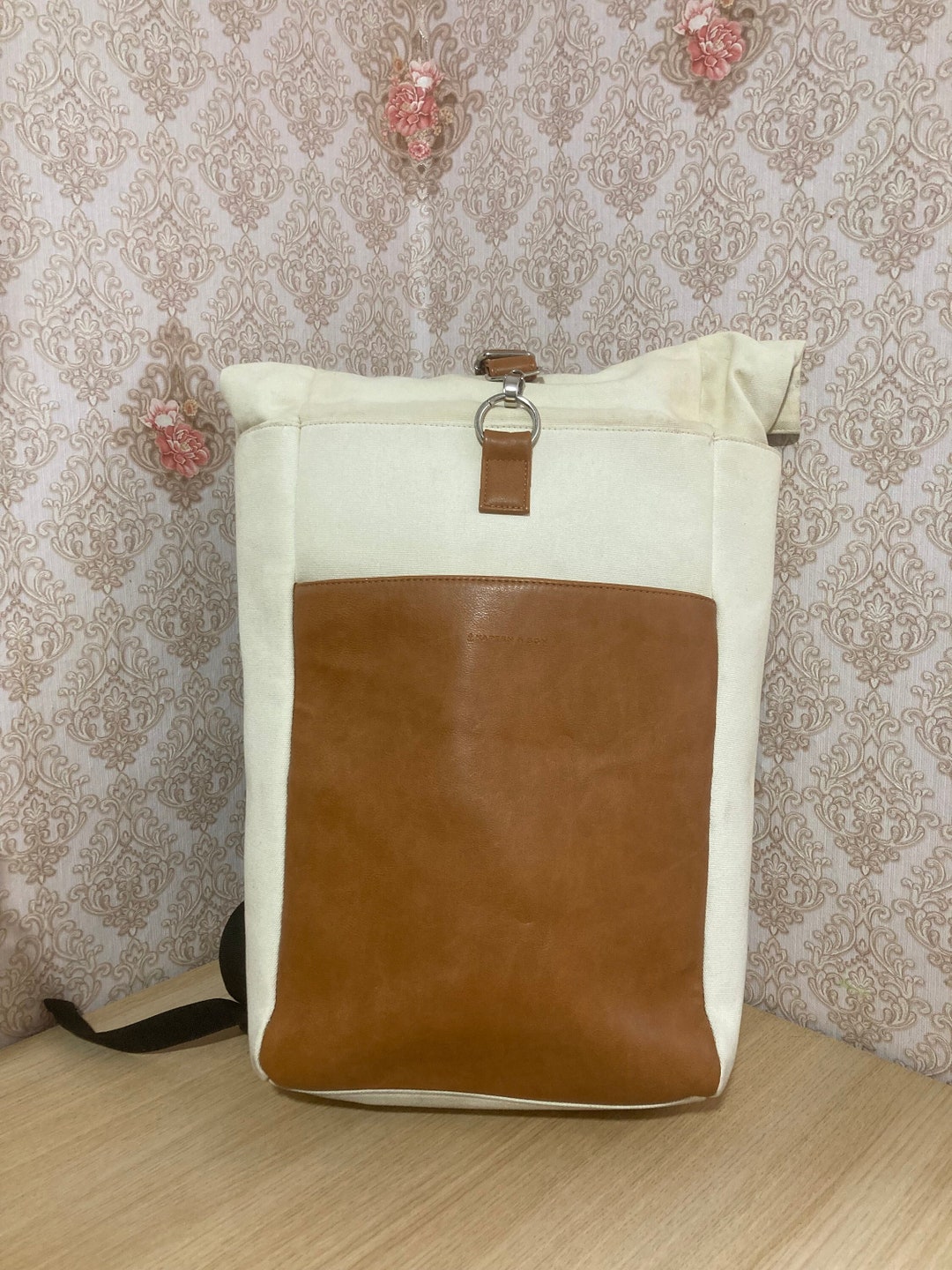 Kapten & Son Backpack Height 20 Inches Canvas Roll Top - Etsy