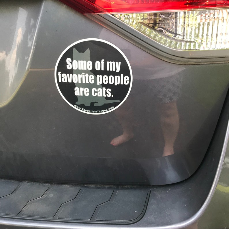 Some of My Favorite People Are Cats Car Magnet - Etsy