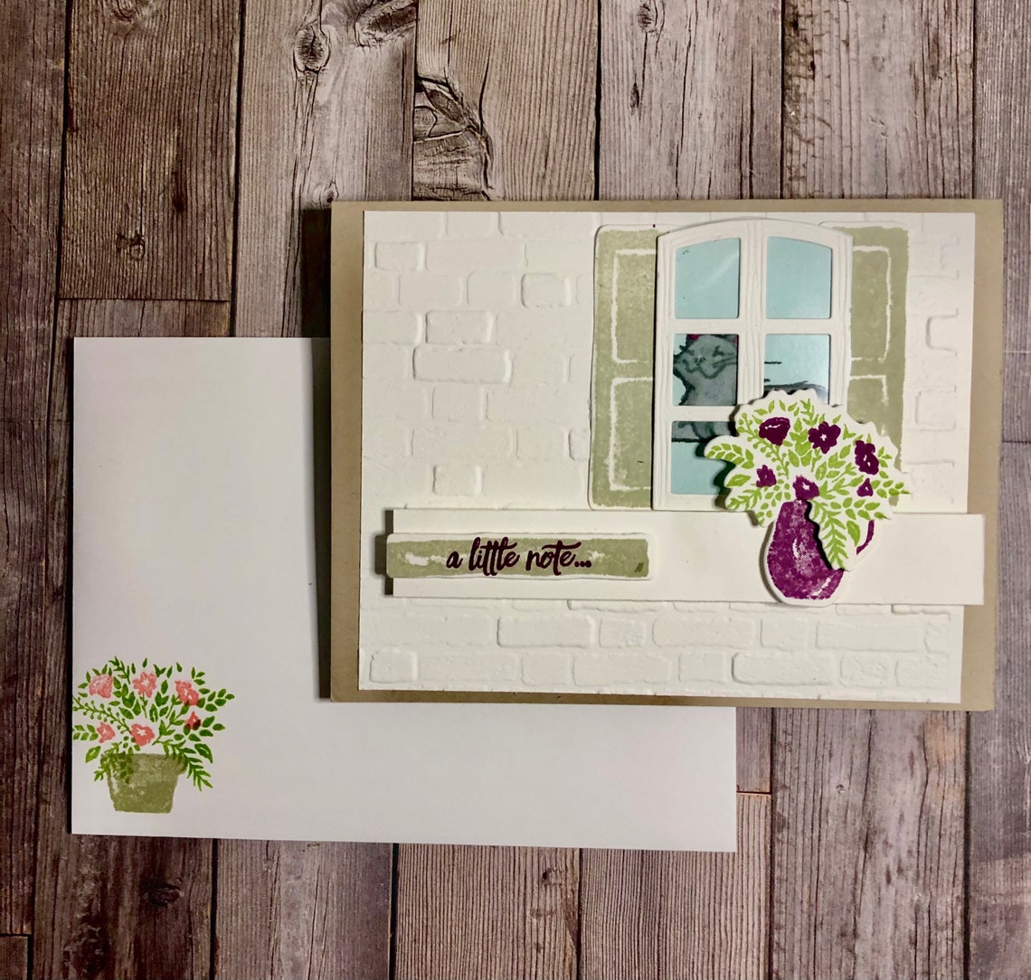 A Little Note: Handmade Card - Etsy