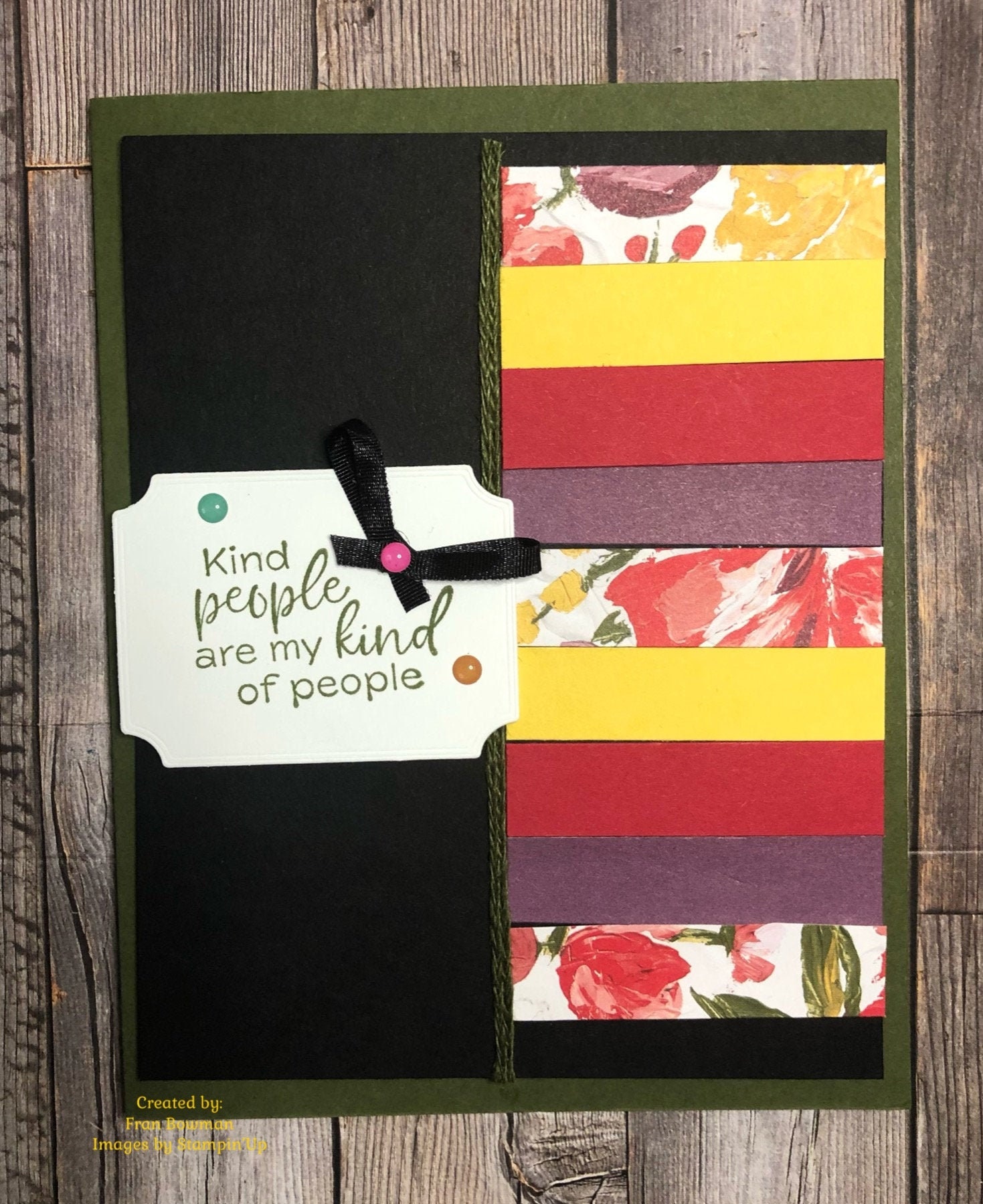 Handmade 'kindness' Card | Etsy