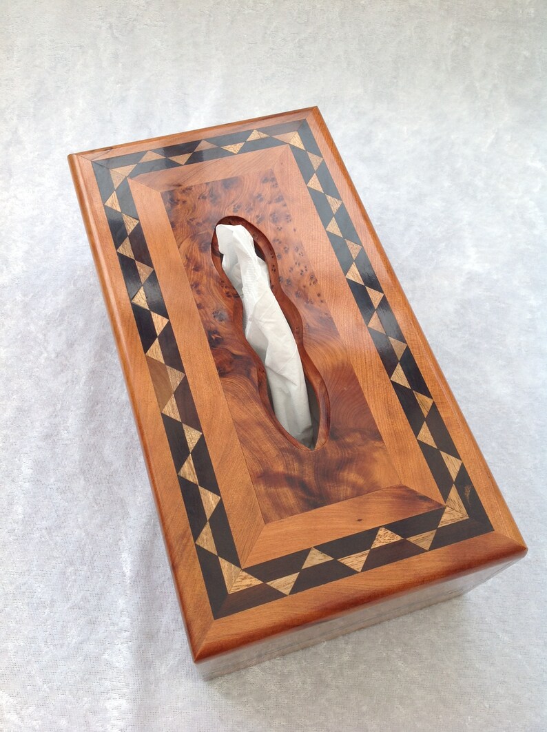 Moroccan Style Handmade Tissue Box Cover With Marquetry in | Etsy