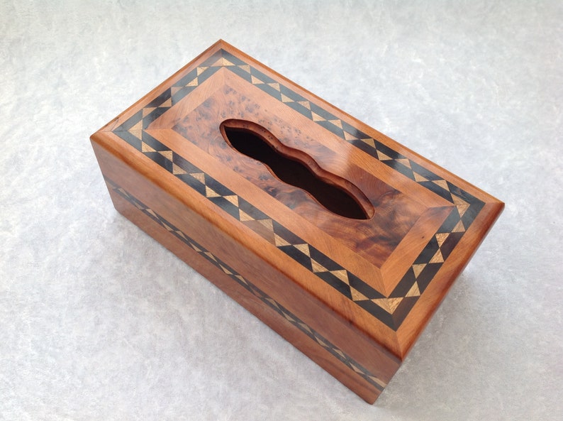 Moroccan Style Handmade Tissue Box Cover With Marquetry in | Etsy