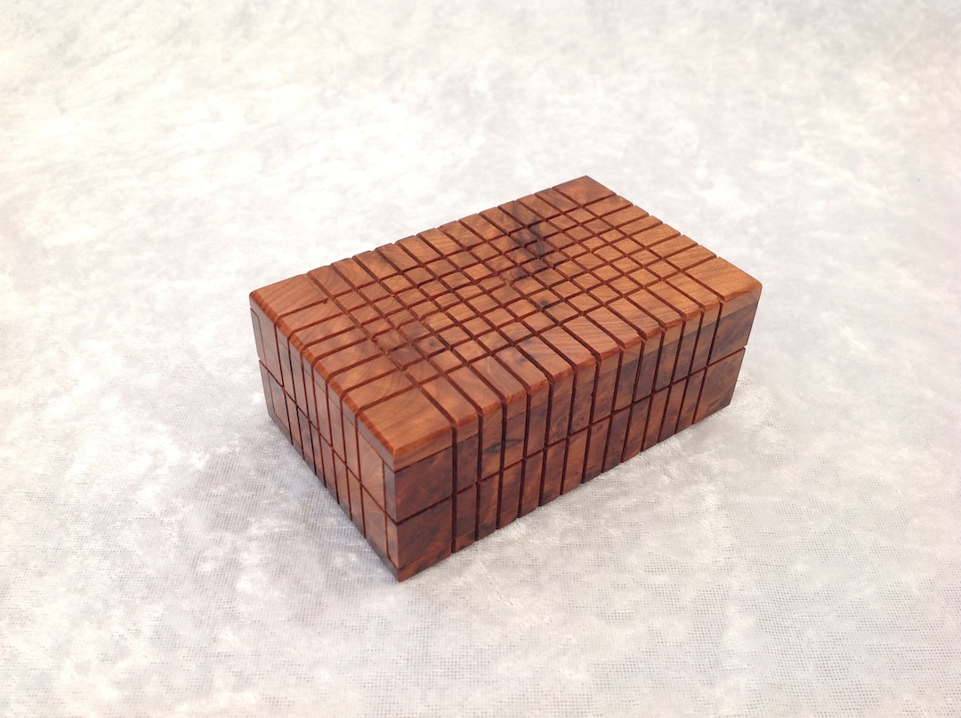 Handmade Wooden Puzzle Box Small - Etsy