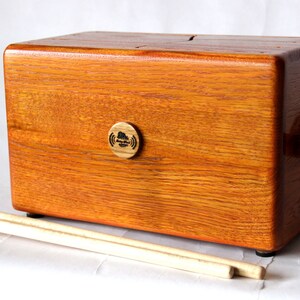 Tongue Drum Musical Instrument Easy to Play Wooden Slit Log Percussion ...