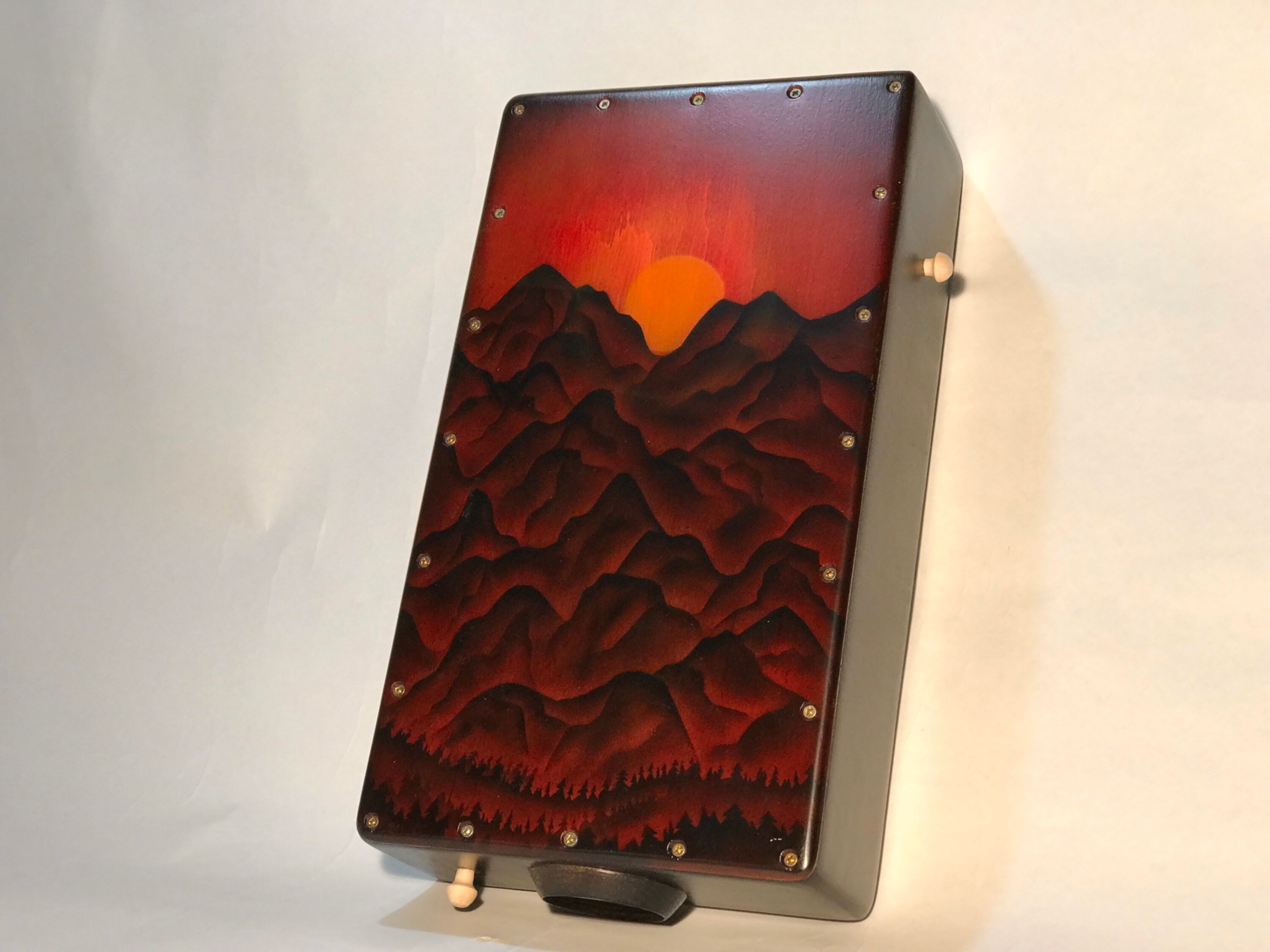 Wooden Travel Cajon Hand Drum Percussion With Unique Author - Etsy