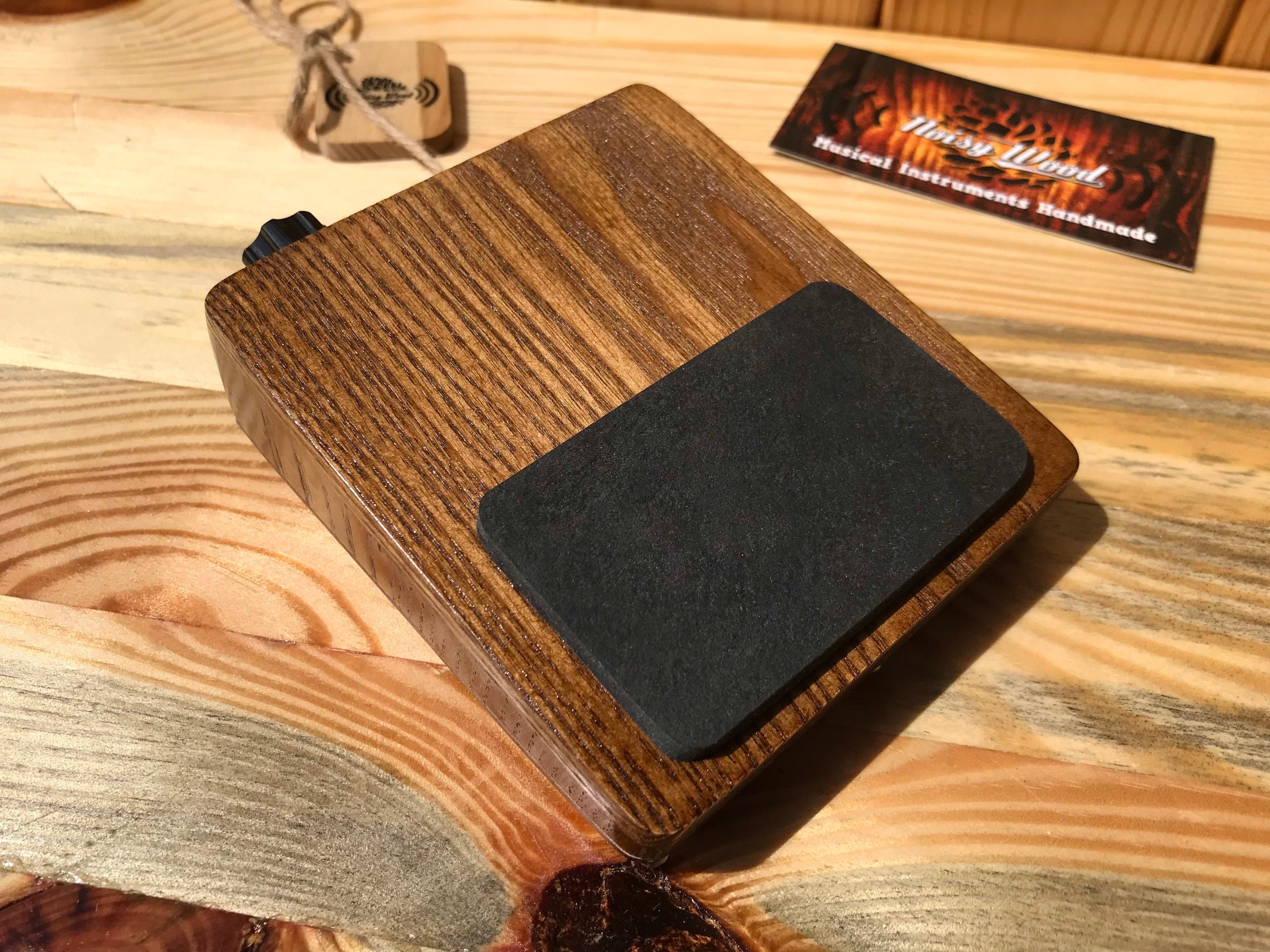 Wooden Electro Stomp box personalized foot percussion with two | Etsy