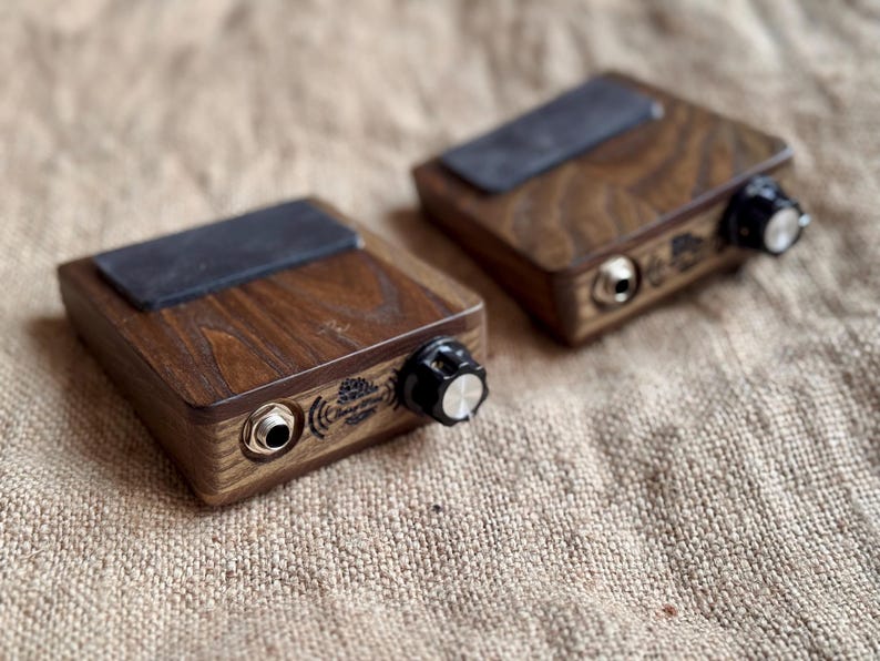 Brown Wooden Electro Stomp Box: Personalized Foot Percussion Instrument ...