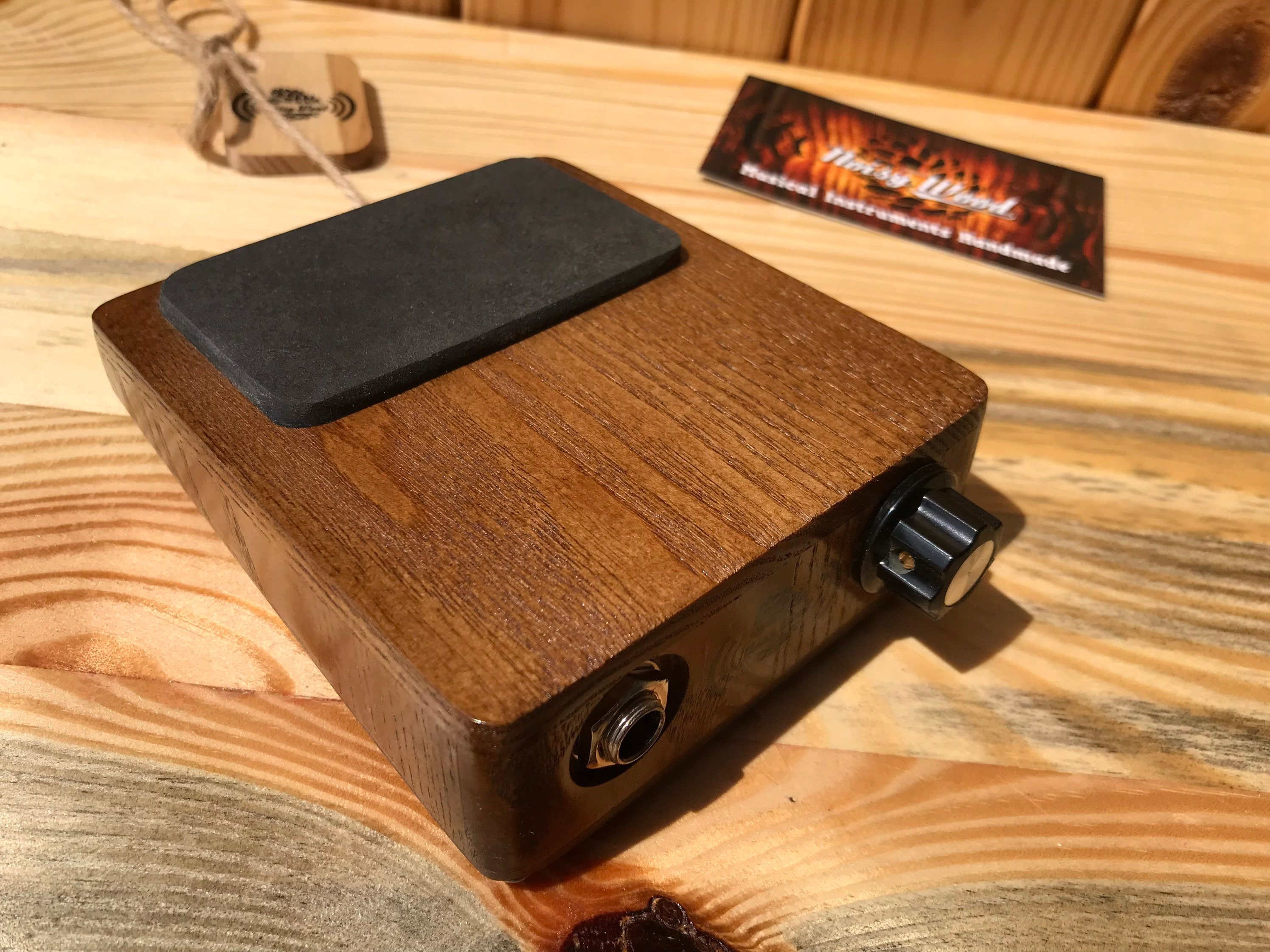 Wooden Electro Stomp box personalized foot percussion with two | Etsy