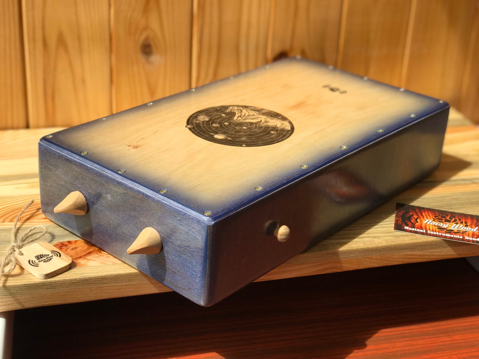 Wooden travel cajon hand drum bongo box percussion musical | Etsy