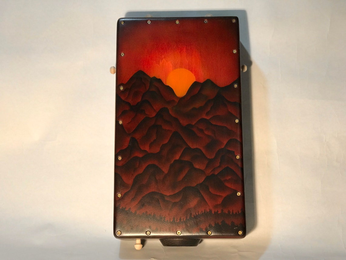 Wooden Travel Cajon Hand Drum Percussion With Unique Author - Etsy