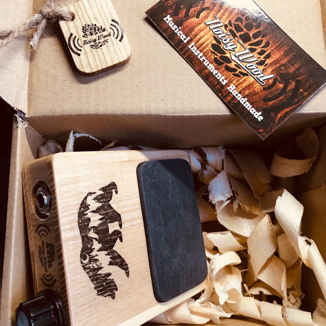 Wooden Electro Stomp Box Personalized Foot Percussion With Two | Etsy