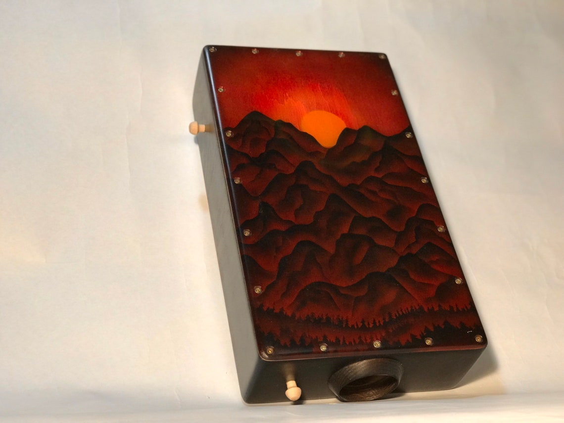 Wooden Travel Cajon Hand Drum Percussion With Unique Author - Etsy