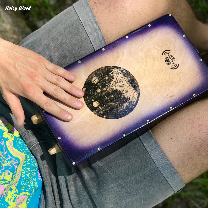 Wooden Travel Cajon Hand Drum Percussion With Unique Author - Etsy