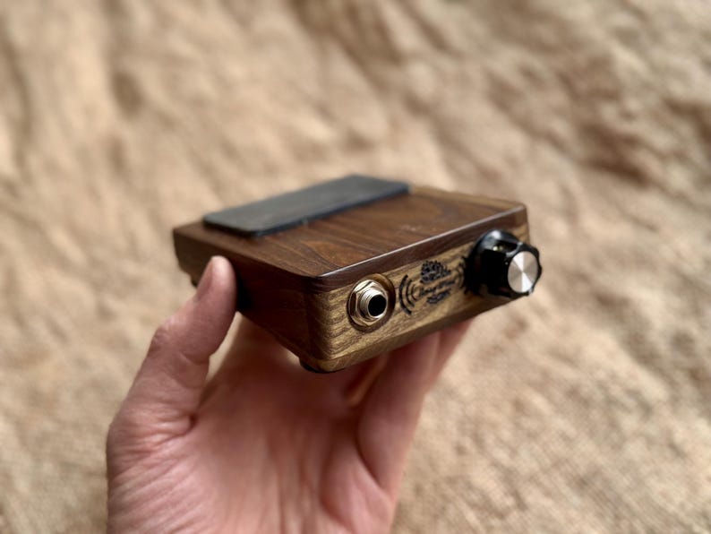 Brown Wooden Electro Stomp Box: Personalized Foot Percussion Instrument ...