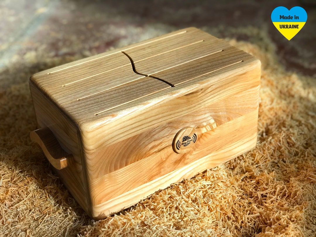 Wooden Slit Tongue Drum Musical Instrument Easy to Play Log Percussion ...