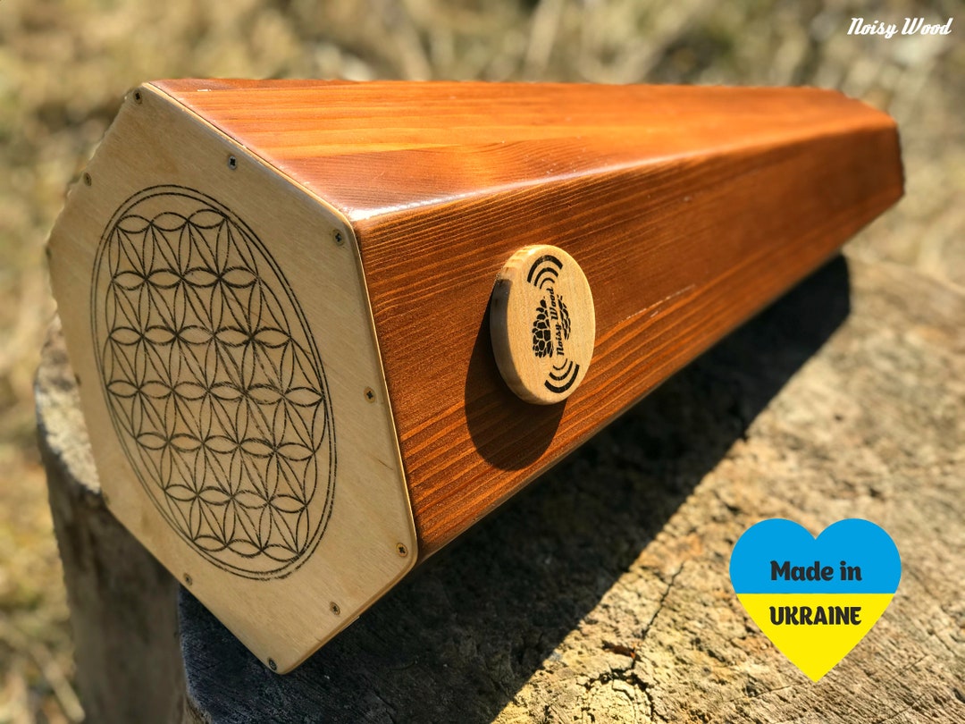 Wooden Hexagonal Cajon Drum: Percussion Instrument Doumbek for Jan ...