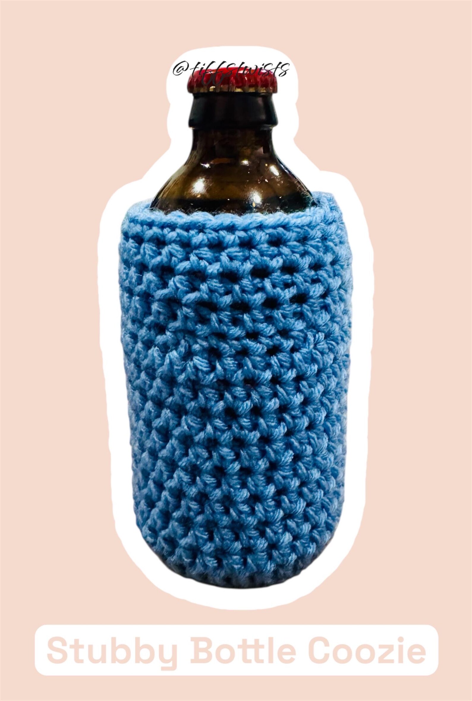Crochet Pattern | Stubby Bottle Coozie | Coors Banquet Size | Instant ...