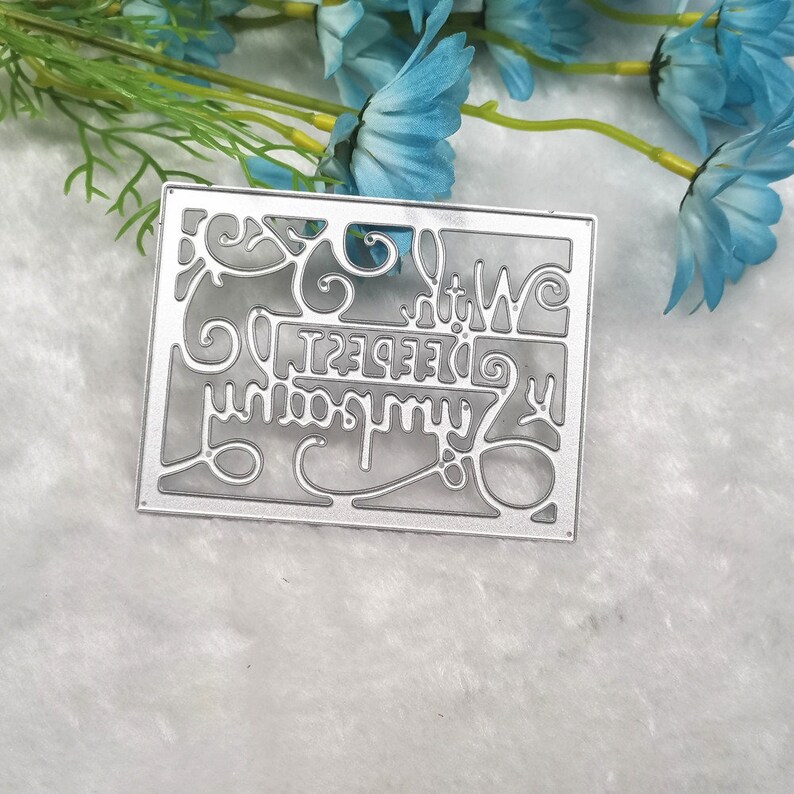 Words Metal Cutting Die,craft Dies, Stencil Template,scrapbooking Dies ...
