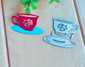 Tea Cup Die Cut | Etsy