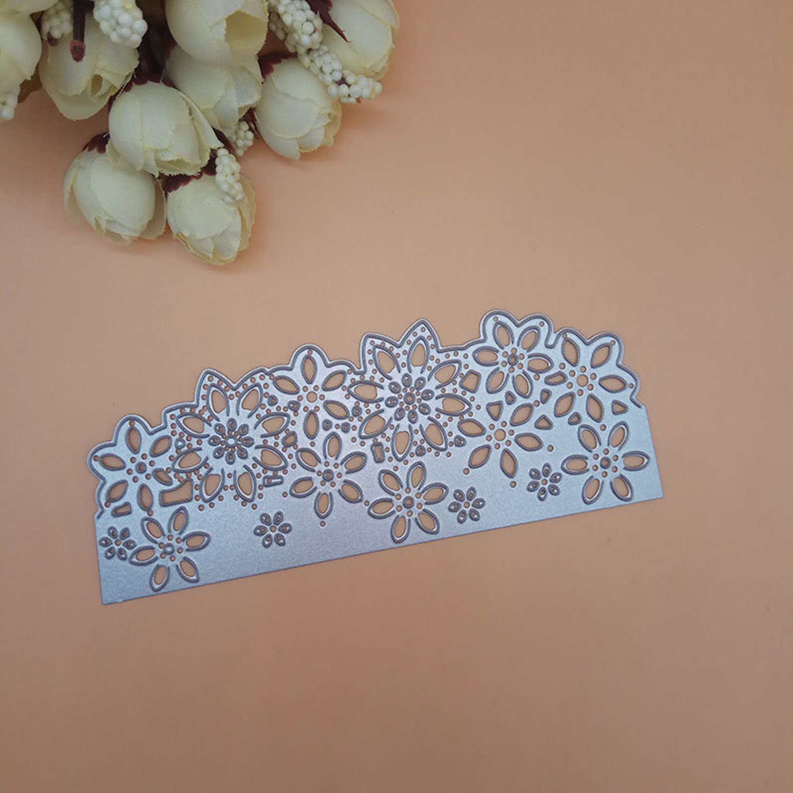 Lace Edge Flowers Cutting Die,craft Dies, Stencil Template,scrapbooking ...