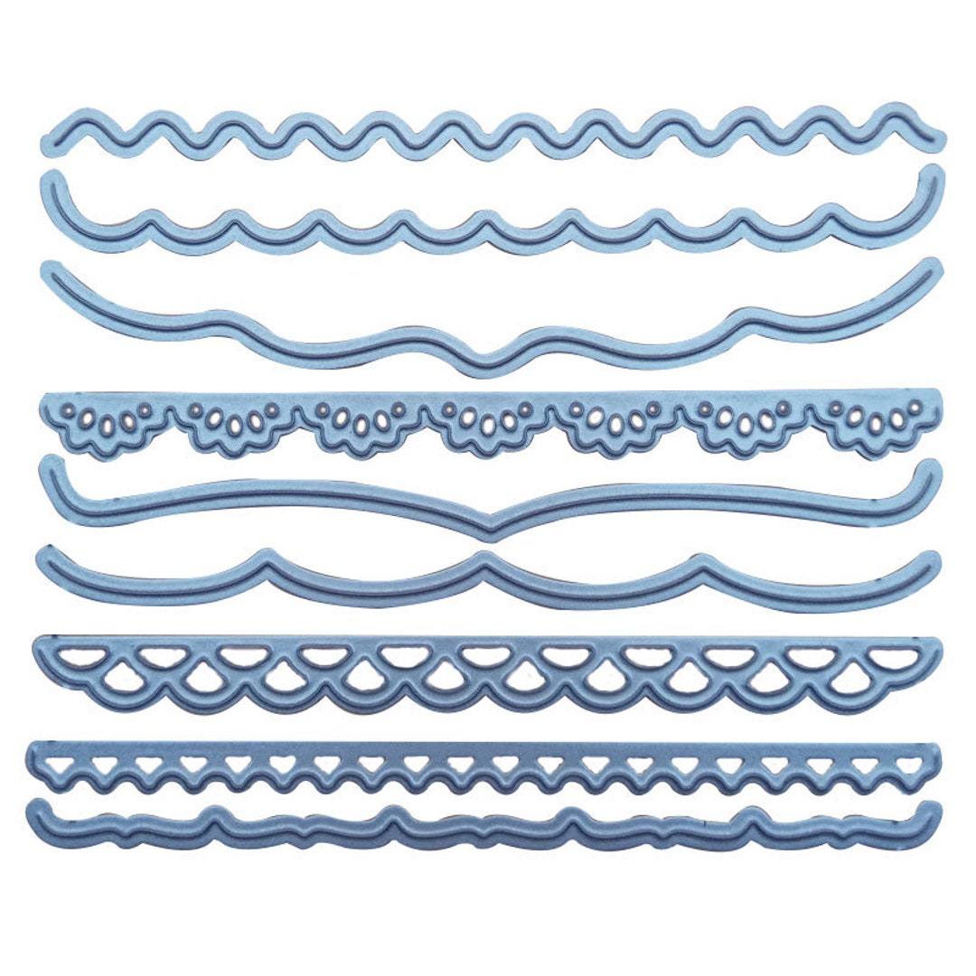 Edges Lace Border Metal Cutting Die,craft Dies, Stencil Template ...