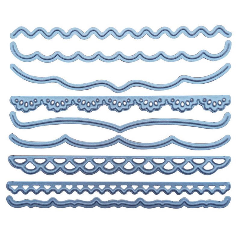 Edges Lace Border Metal Cutting Die,craft Dies, Stencil Template ...