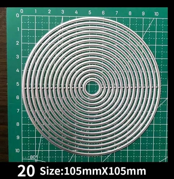 Circles Metal Cutting Diecraft Dies Stencil | Etsy
