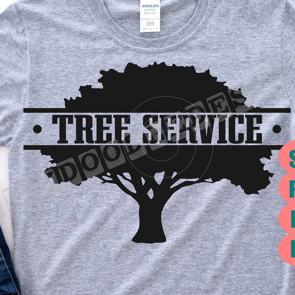 Tree Service Logo Svg - Etsy