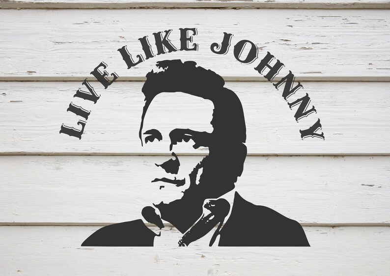 Buy Johnny Cash Svg Live Like Johnny Svg Jesus And Jail Shirt Online In India Etsy
