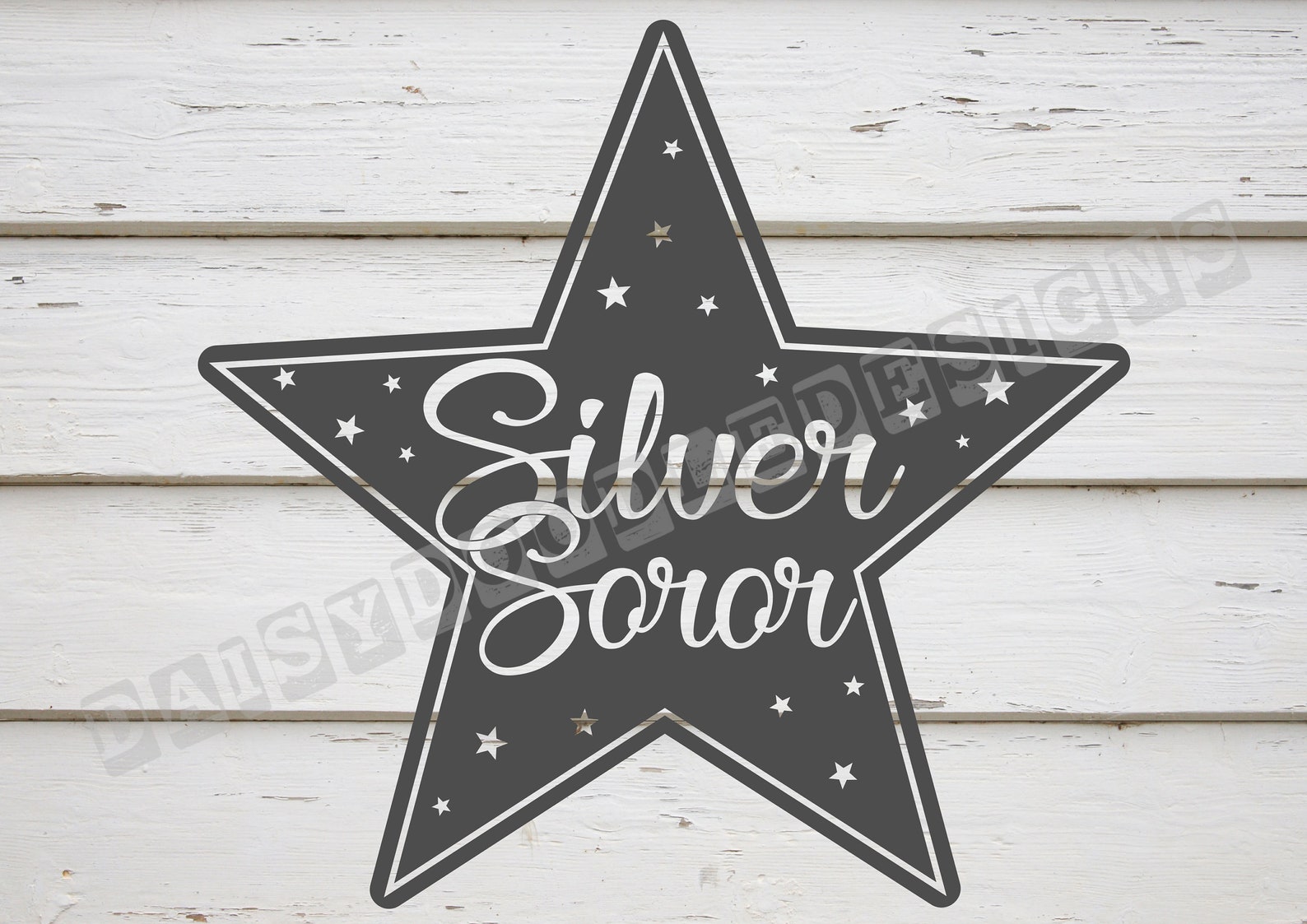 Silver Soror Svg Silver Star Svg 25 Years Svg Soror Sisterhood - Etsy