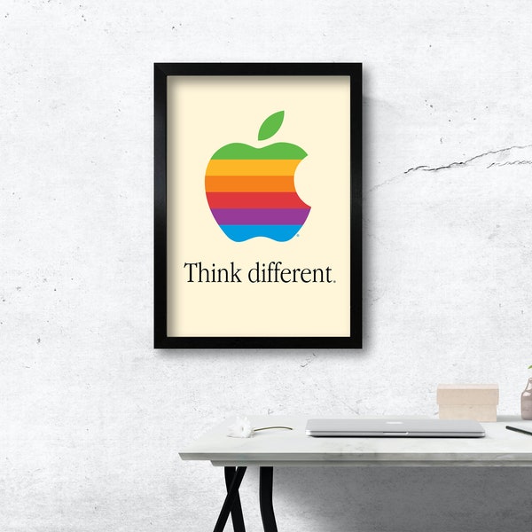 Apple Poster - Etsy