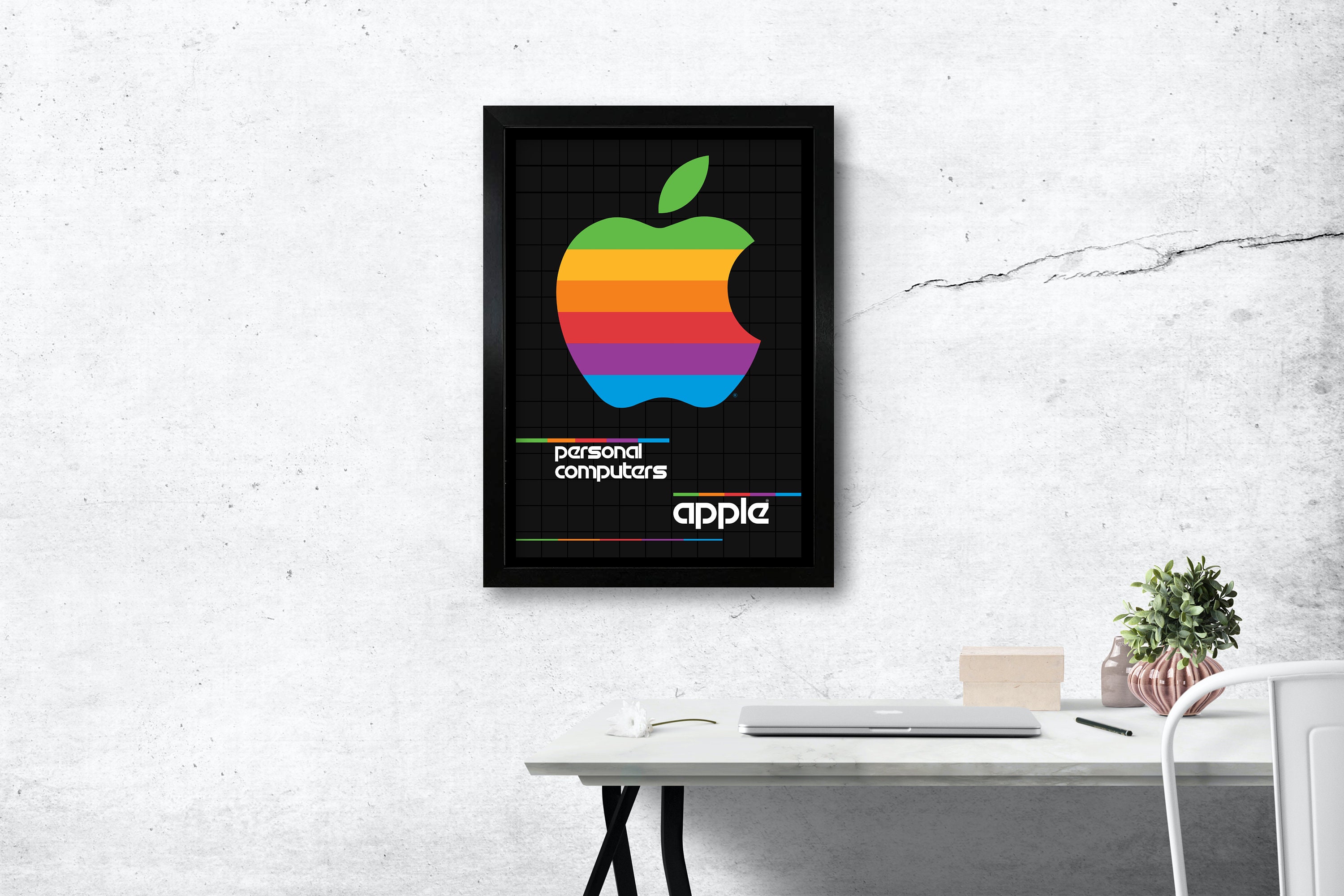 Apple Poster 1980s Replica A3 Digital Download - Etsy