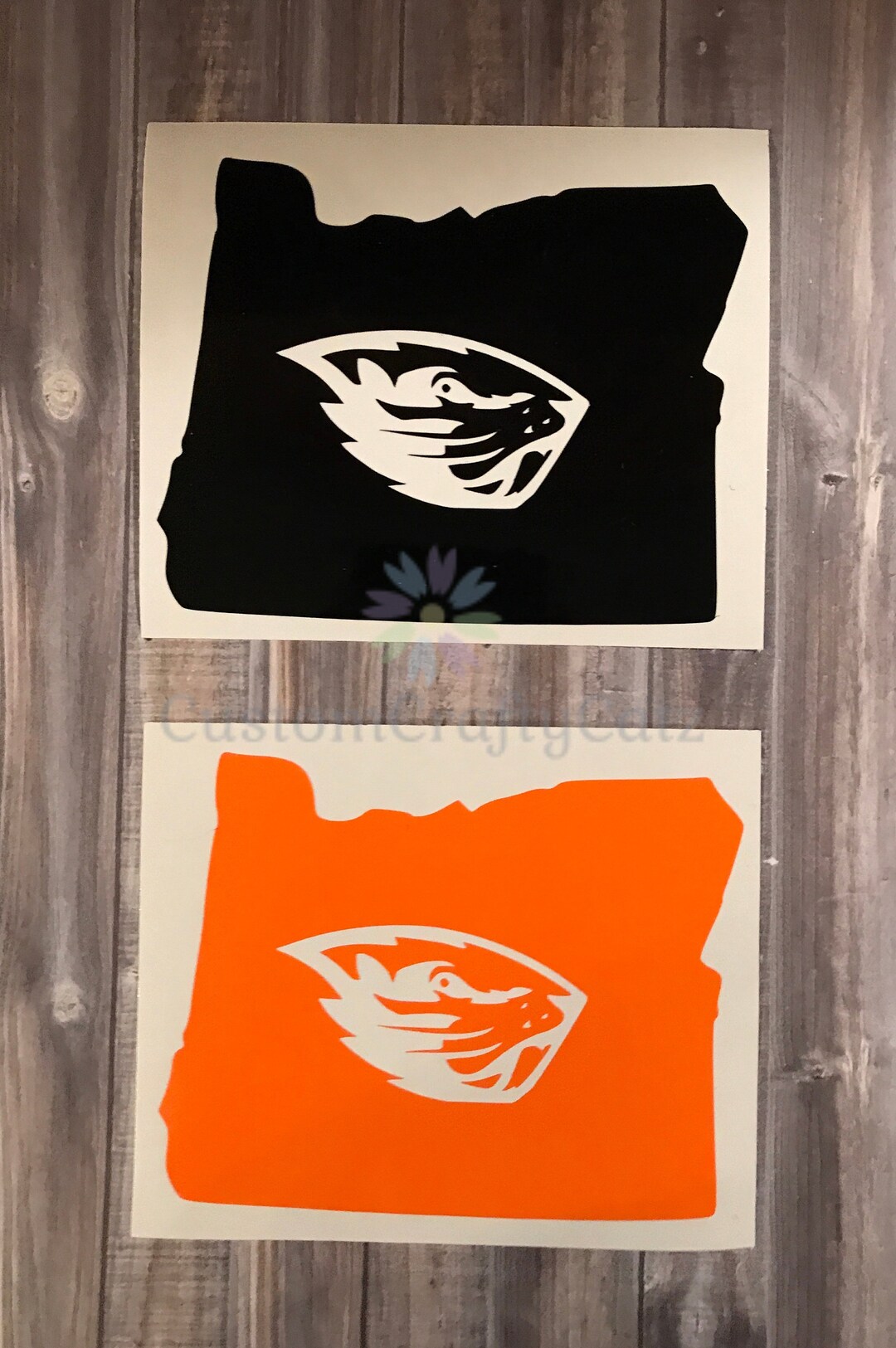 BEAVERS OREGON State Vinyl Decal - Etsy