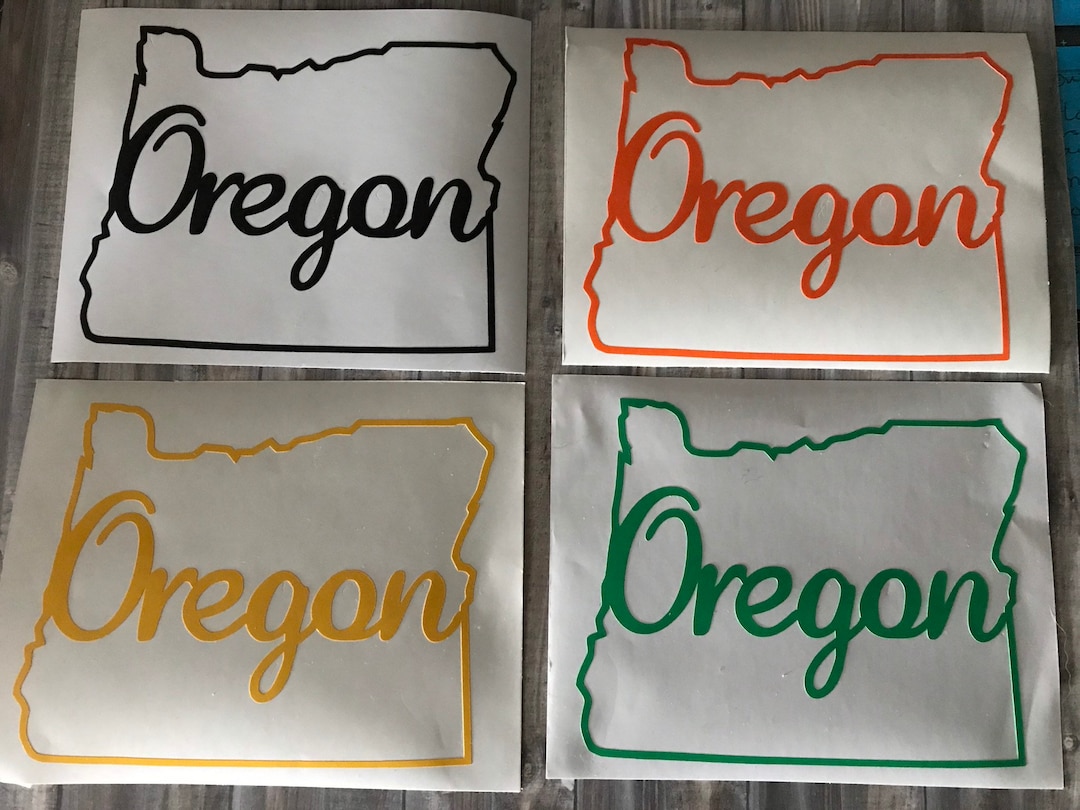 OREGON State Home Decal Sticker - Etsy